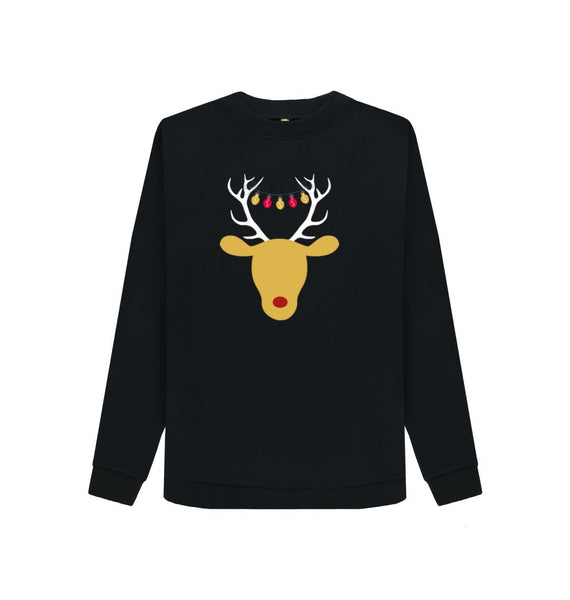 Ladies Reindeer Christmas Jumper – WVSshop